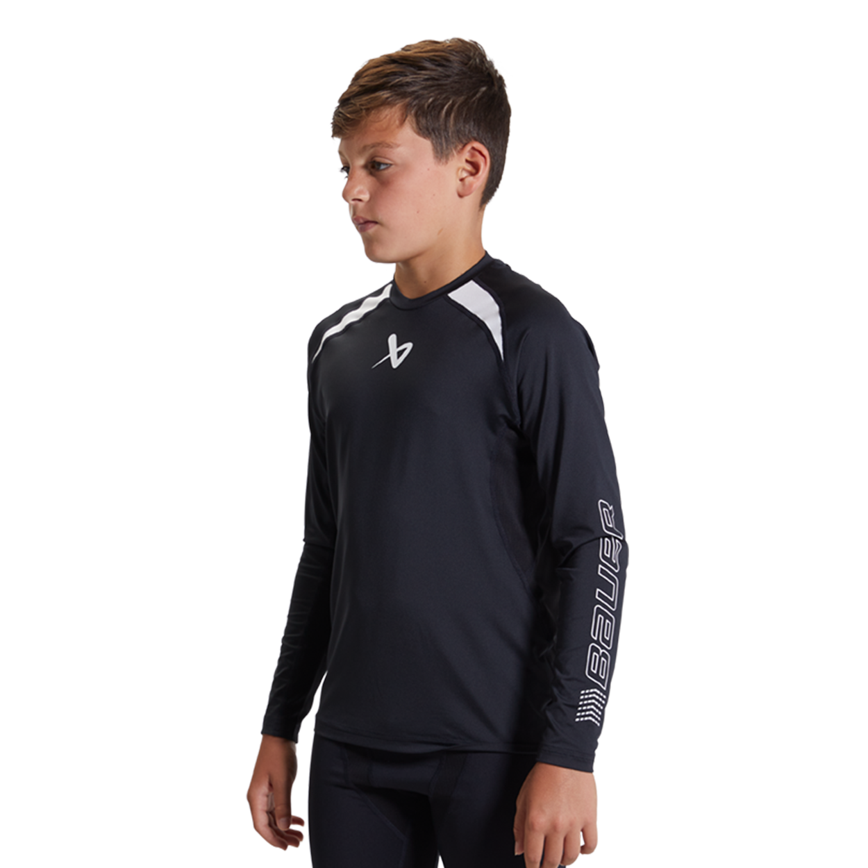 BAUER PERFORMANCE LONGSLEEVE BASELAYER TOP YOUTH