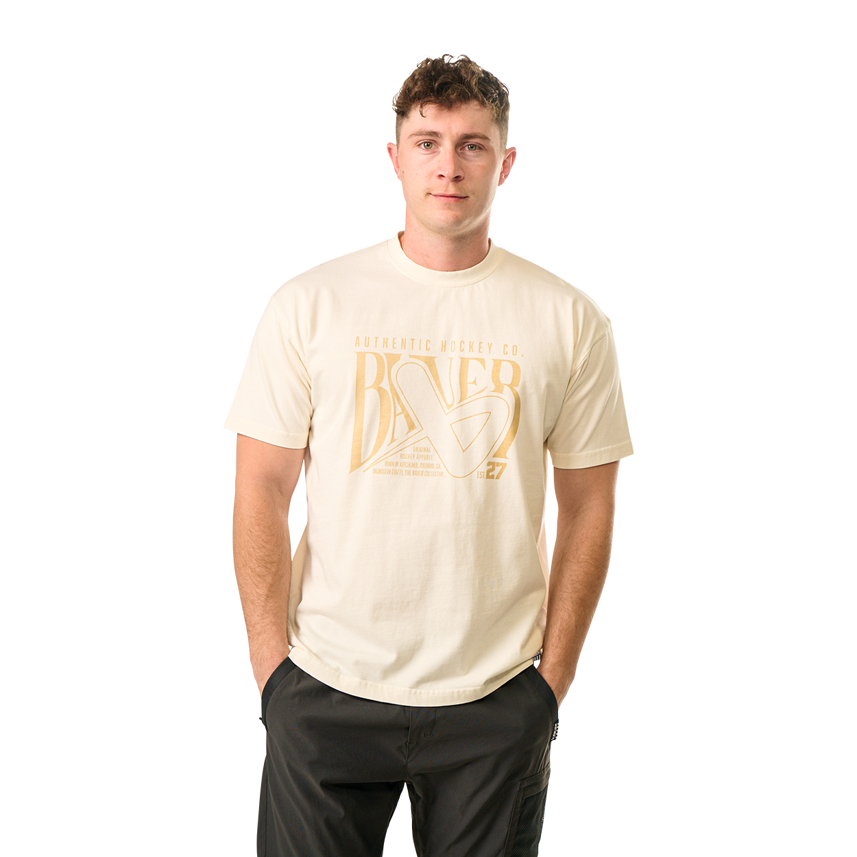 BAUER WASHOUT TEE EGRET