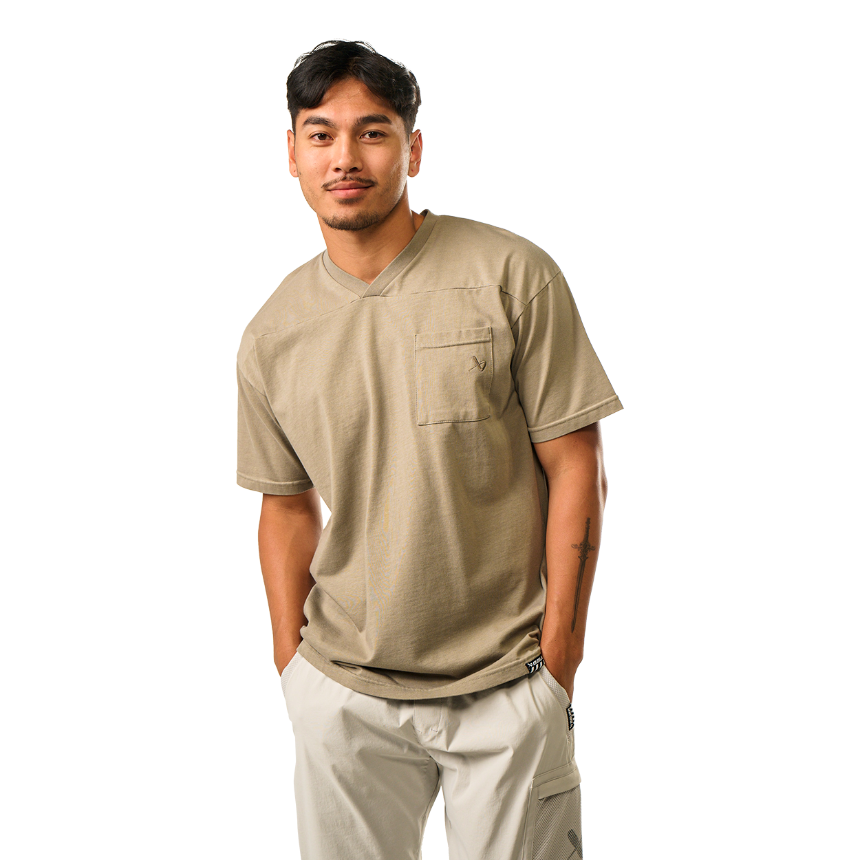 BAUER PRESS BOX TEE SAGE